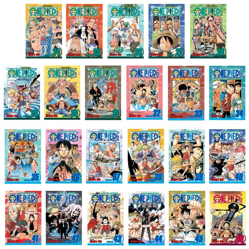 One Piece Collection Set Vol 1-90 by Eiichiro Oda - Geeekyme